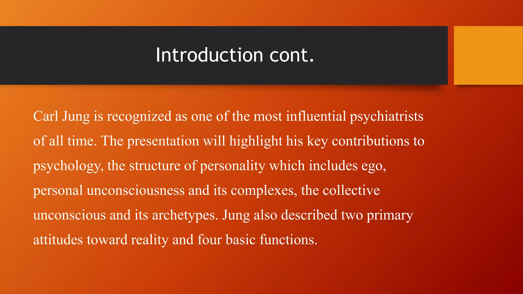 Carl jung’s personality theory power point | PPTX