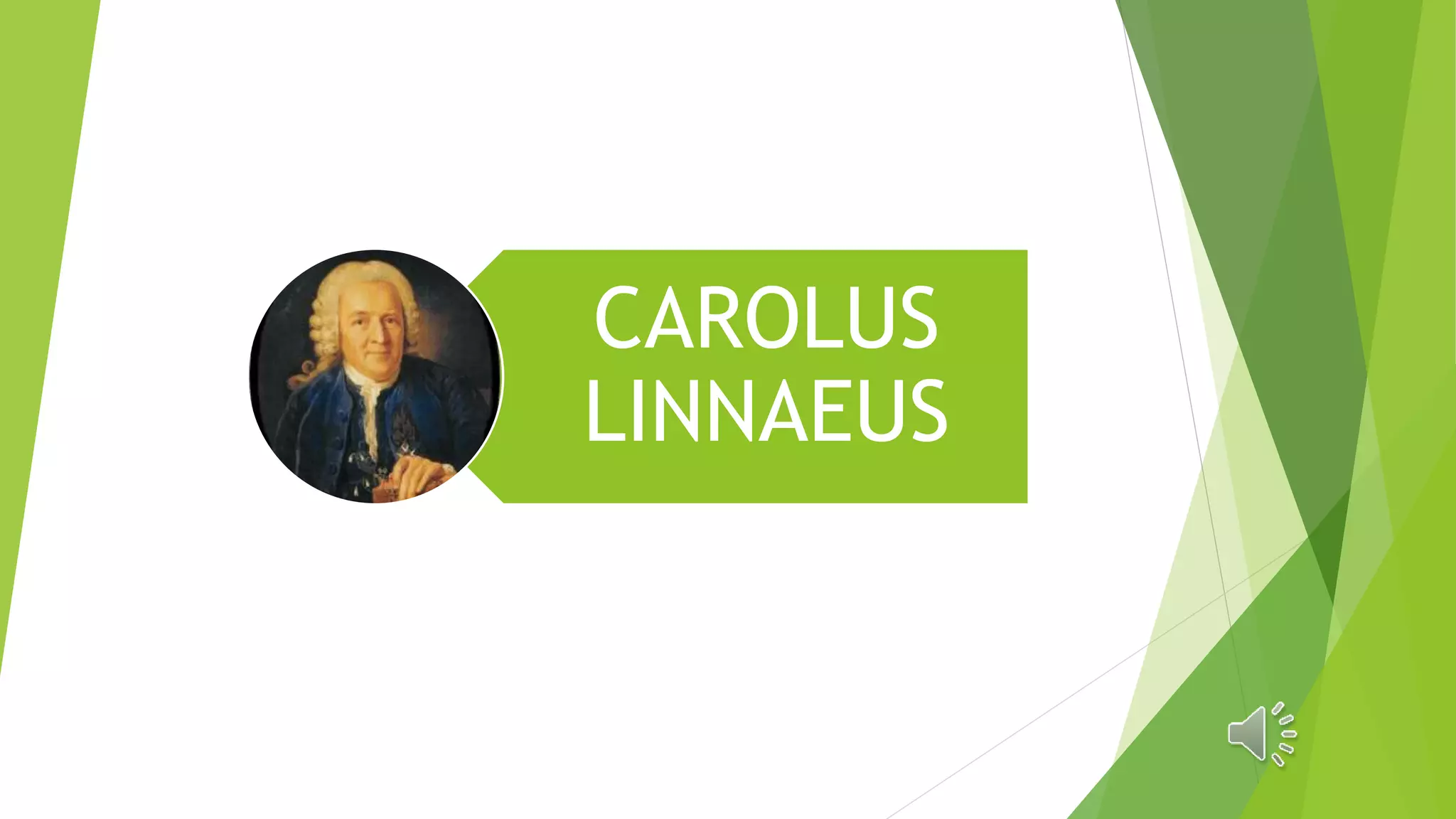 CAROLUS LINNAEUS ppt | PPT