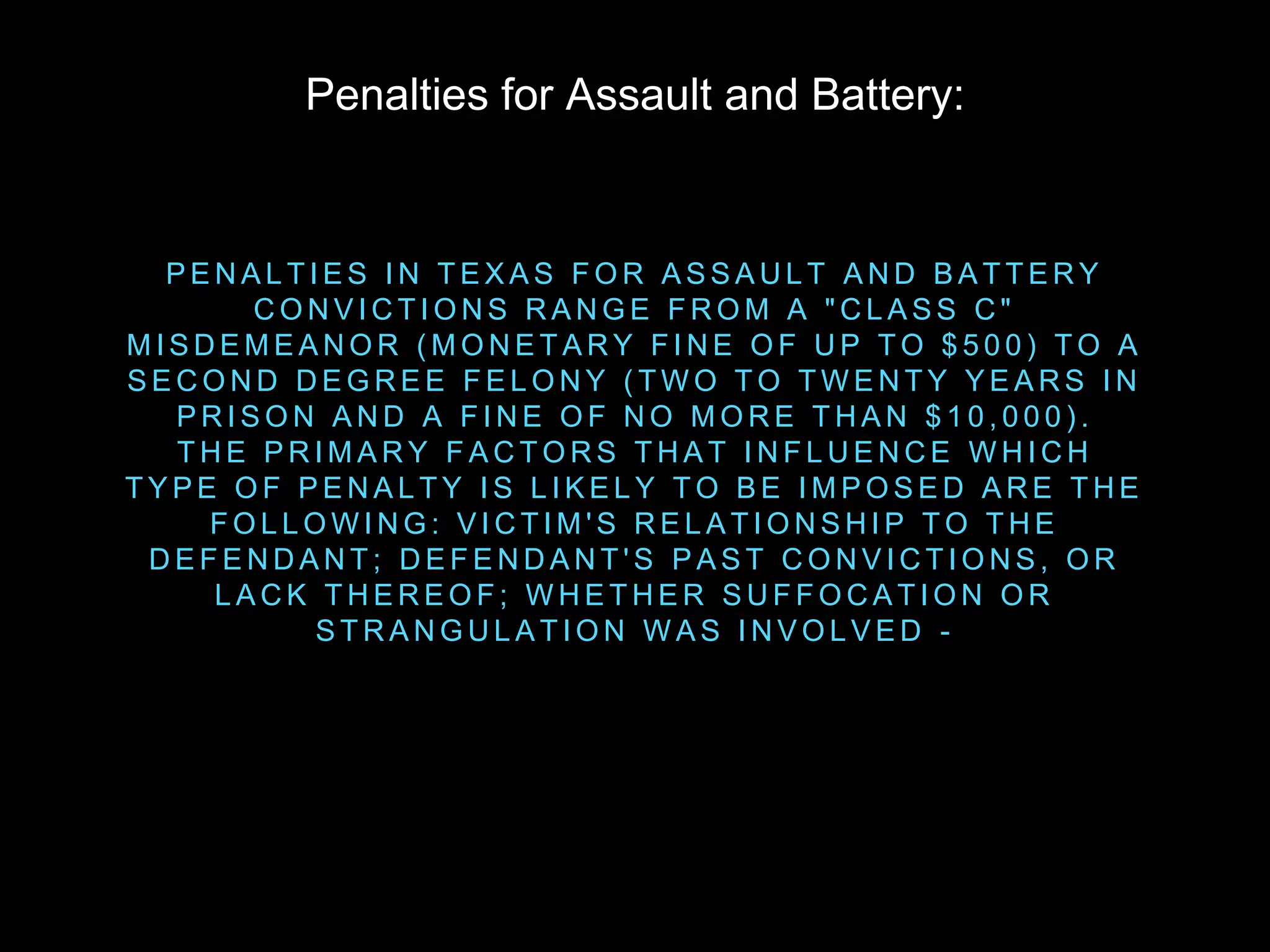 Carl Ceder - Assault and Battery | PPTX