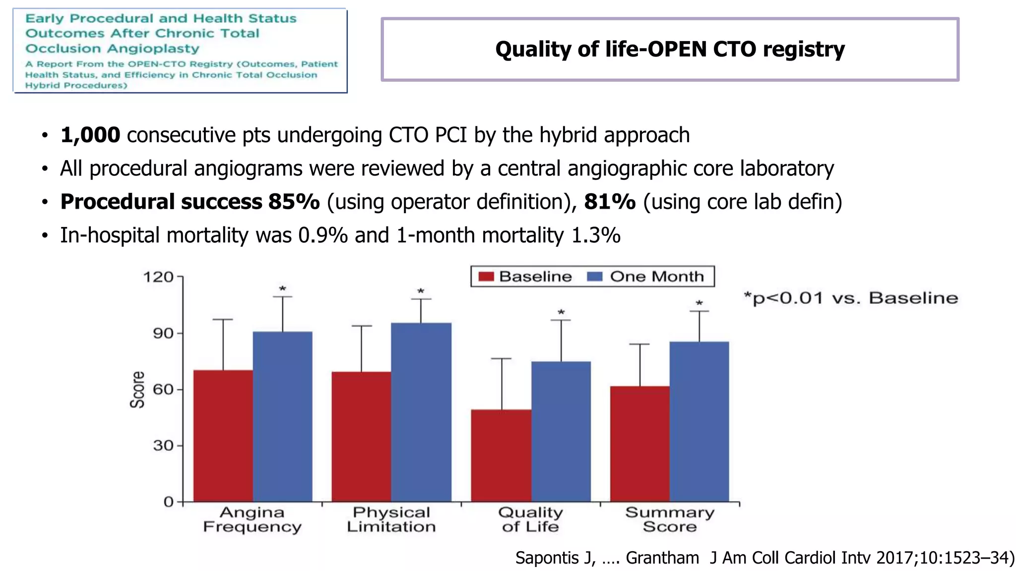 CTO recanalization: when, why, how? | PPTX | Diseases and Conditions ...