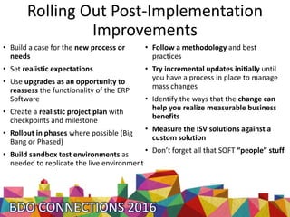 Go Live is Just the Start - Managing AX Improvement Projects | Carlo ...