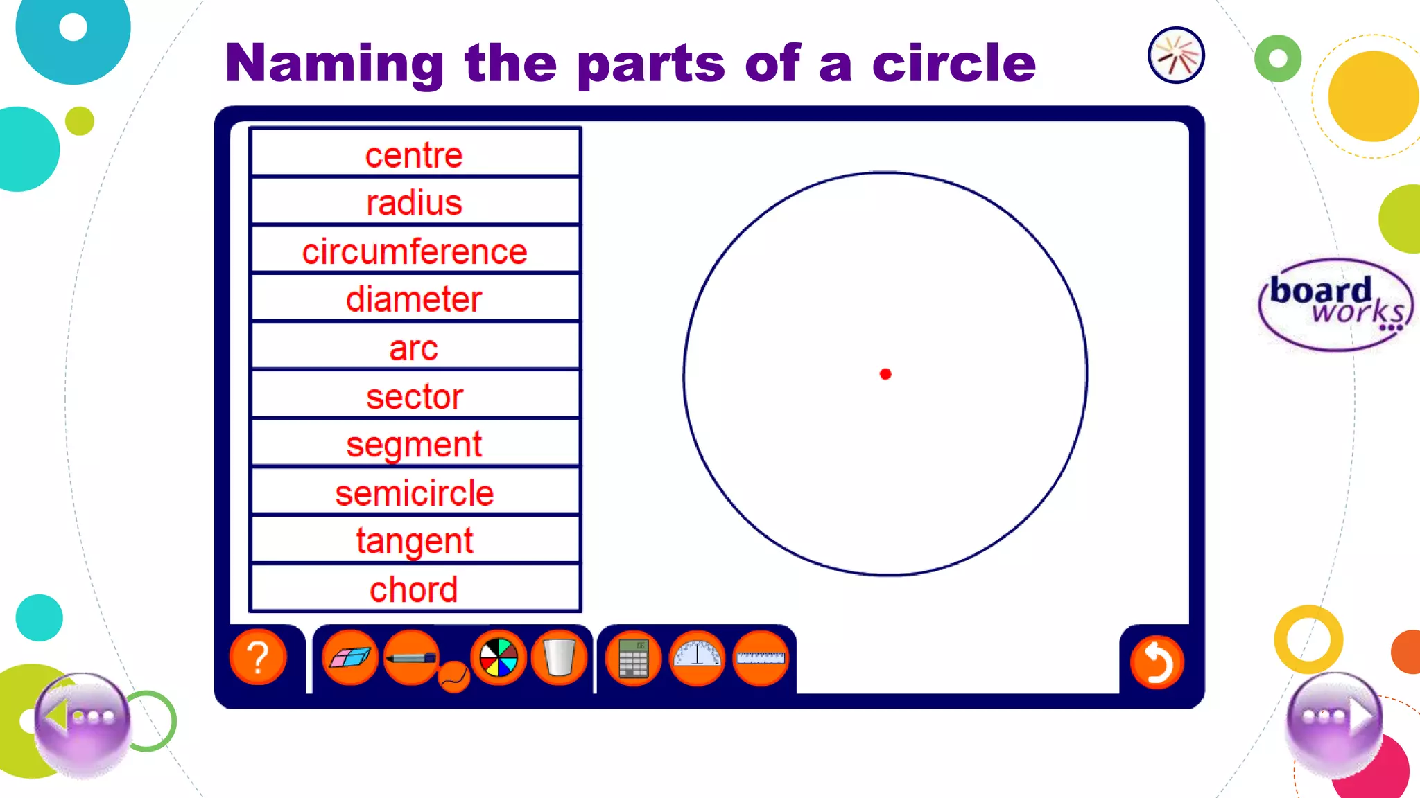 Circle and Its Part - Math 7 (3rd Quarter) | PPTX