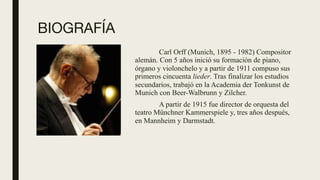 Carl Orff | PDF