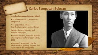 Carlos Bulosan Works