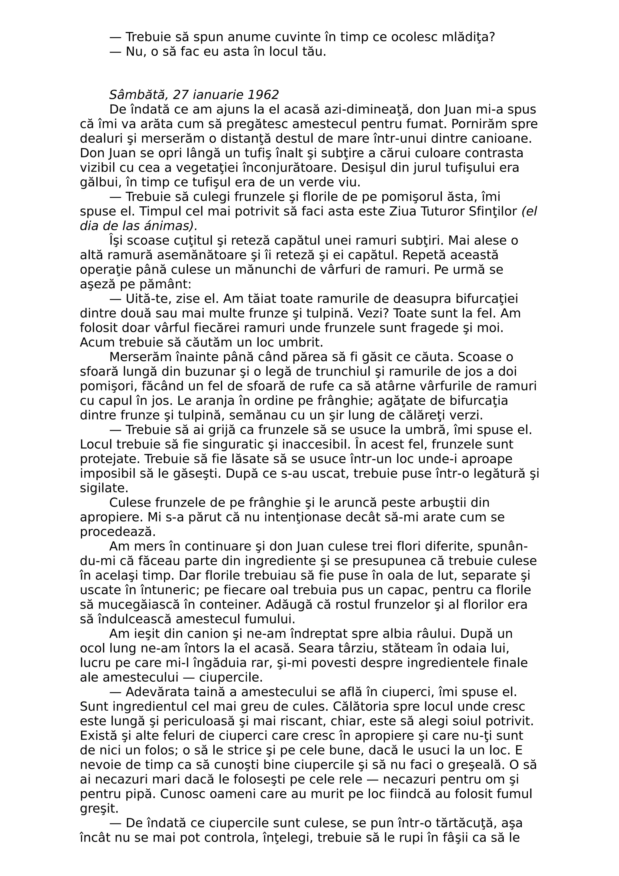 Carlos Castaneda Invataturile lui don Juan | PDF