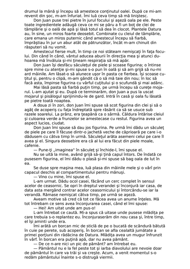 Carlos Castaneda Invataturile lui don Juan | PDF