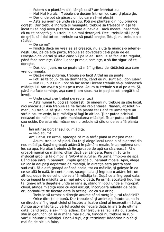 Carlos Castaneda Invataturile lui don Juan | PDF