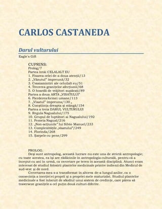 Carlos Castaneda Darul-vulturului | PDF