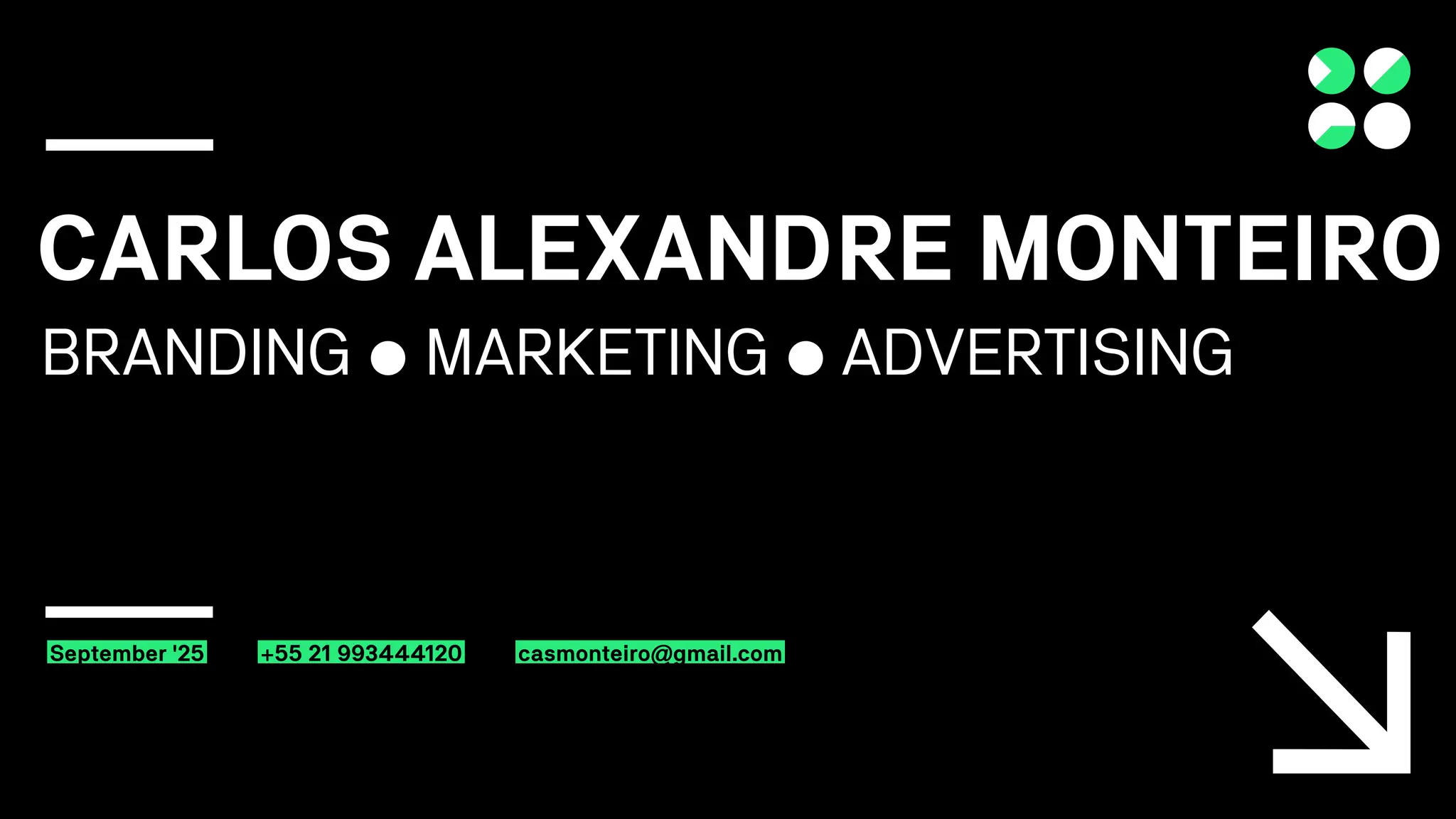 Carlos Alexandre Monteiro - Portfolio (English) | PDF