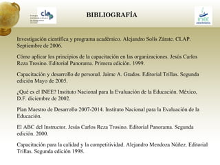 Carlos cazares vargas. administración de la capacitación al personal de ...