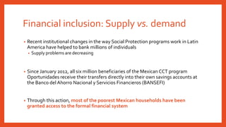 Carlos Chiapa & Silvia Prina: Impact evaluation of oportunidades and ...