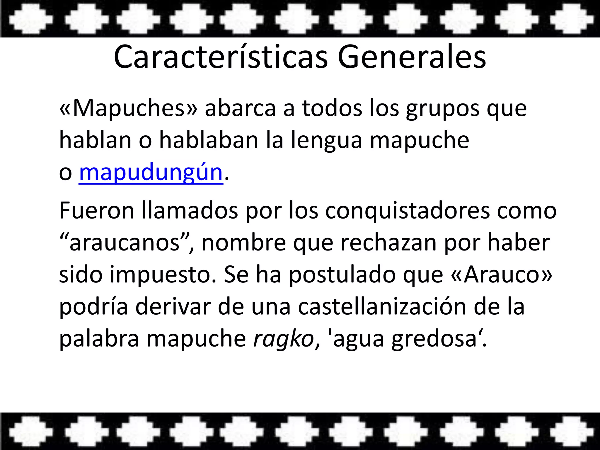 Los mapuches | PPT