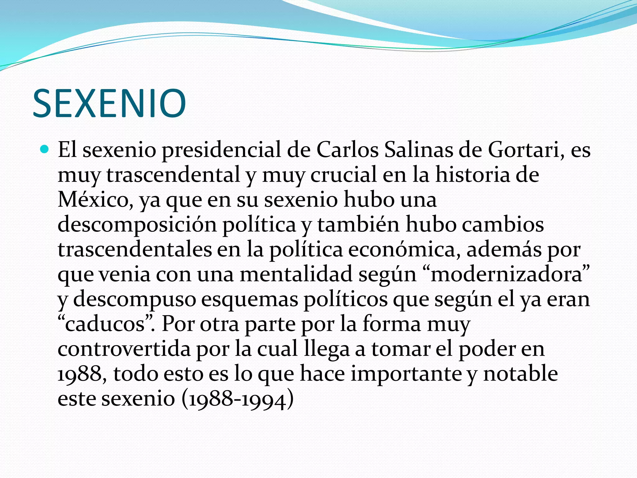 Carlos salinas de gortari | PPTX