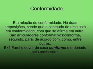 Carlos tipos de articuladores e suas respectivas relações | ODP