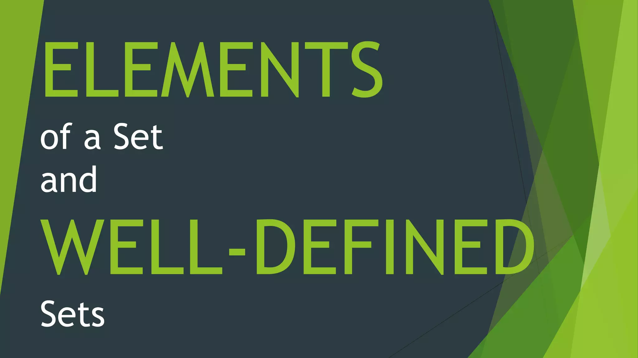 Math 7 - Ways of Defining a Set | PPTX