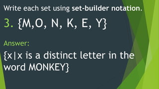 Math 7 - Ways of Defining a Set | PPTX