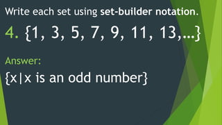 Math 7 - Ways of Defining a Set | PPTX