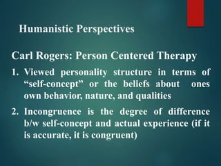 Presentation on Carl Roger's theory of self actualization | PPTX