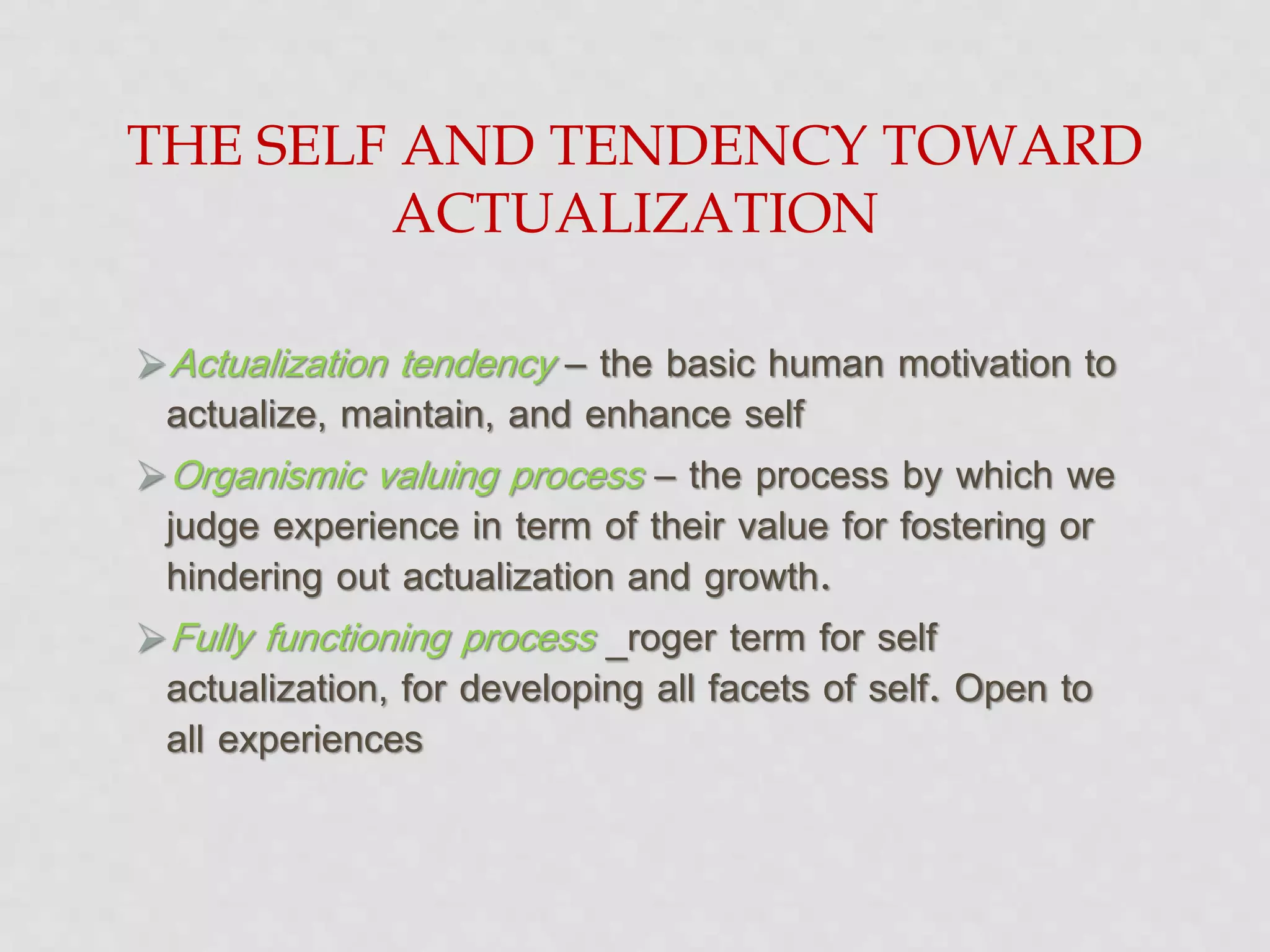 Carl rogers Theory of personality | PPTX