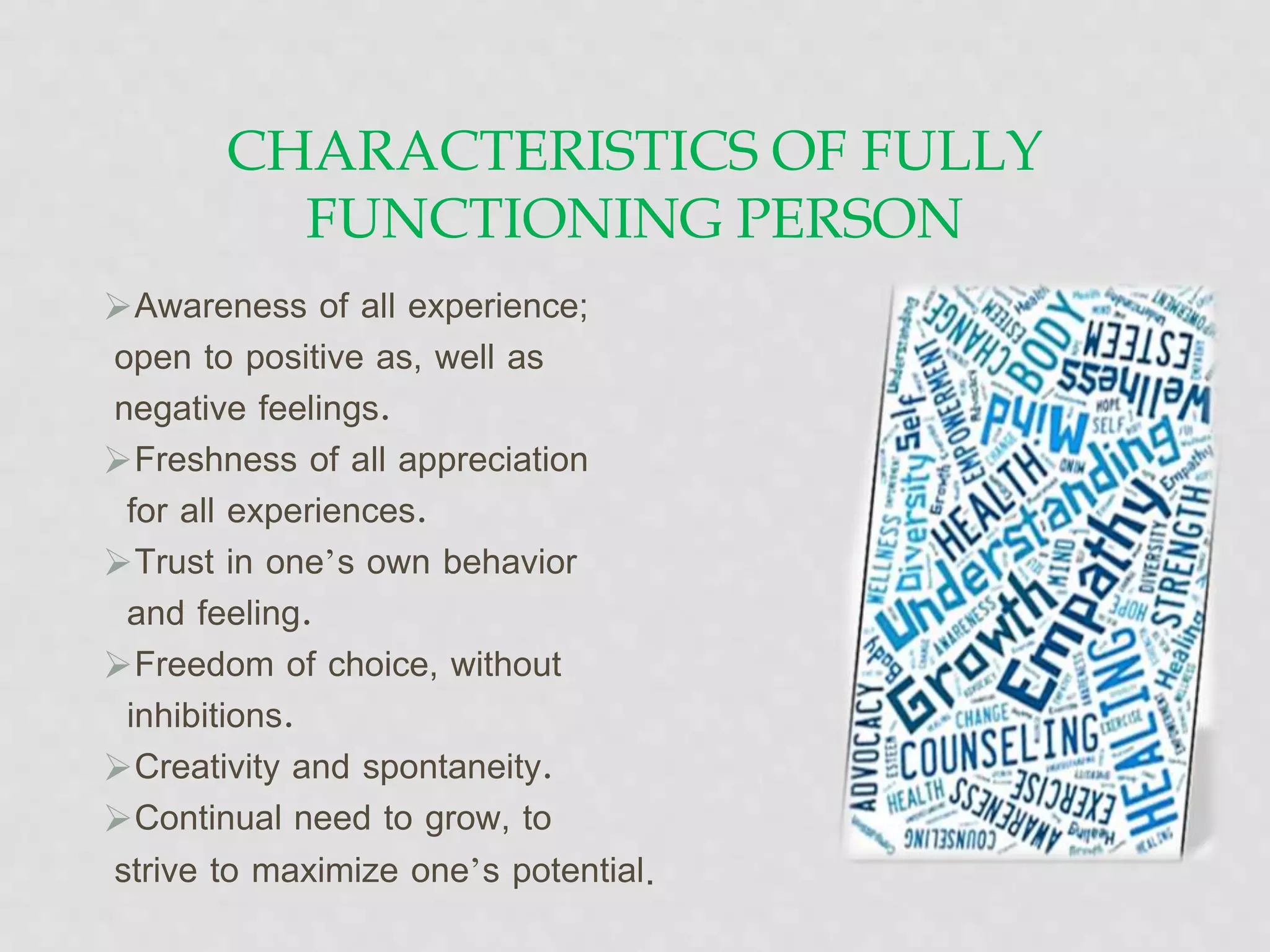 Carl rogers Theory of personality | PPTX