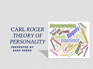 Carl rogers Theory of personality | PPTX