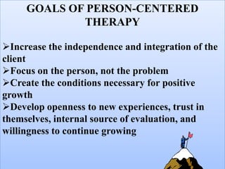 Carl roger’s person centered therapy | PPTX