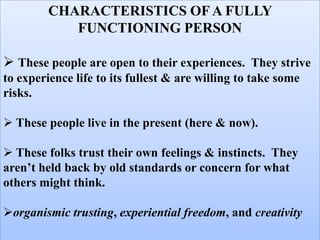 Carl roger’s person centered therapy | PPTX