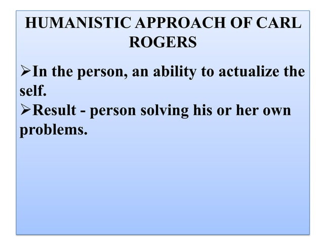 Carl roger’s person centered therapy | PPTX | Physical Therapy | Wellness