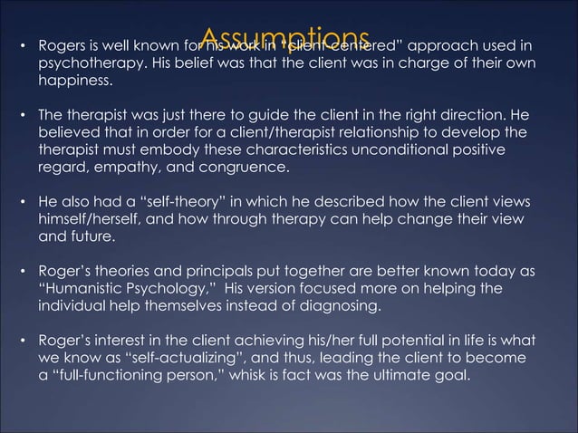 Carl rogers ppt | PPT