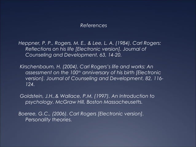 Carl rogers ppt | PPT | Religion & Spirituality