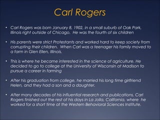 Carl rogers ppt | PPT