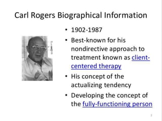 Carl roger's theory | PPTX
