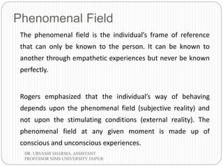 Carl roger theory of personality | PPTX