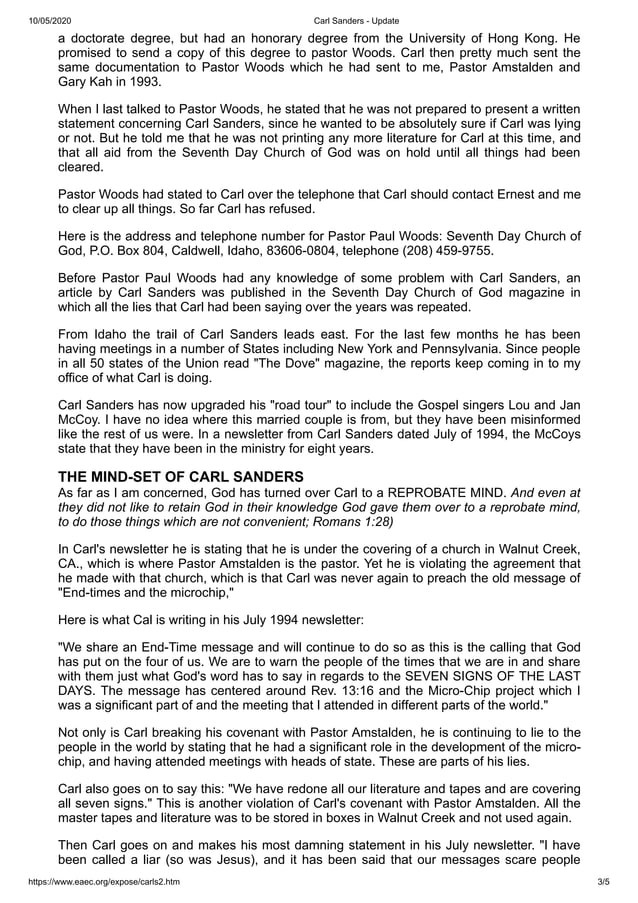 Carl sanders update-PDF | PDF