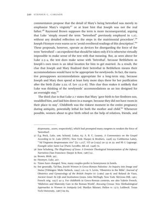 The Accommodations of Joseph and Mary in Bethlehem: Κατάλυμα in Luke 2. ...