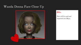 Wanda Donna Character Model | PPT