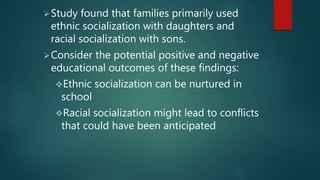 The Role of Identity, Culture, Conditions for Students in Schools | PPT