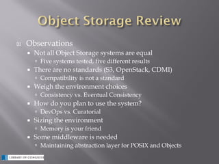 FY'16 Library of Congress Storage Environment | PDF | Data Storage and ...