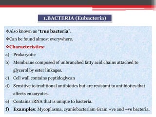 Carl Woese’s three kingdom classification.pptx