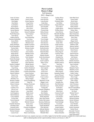 Carly Gorka - UMSL (University of Missouri - Saint Louis) Dean's List ...