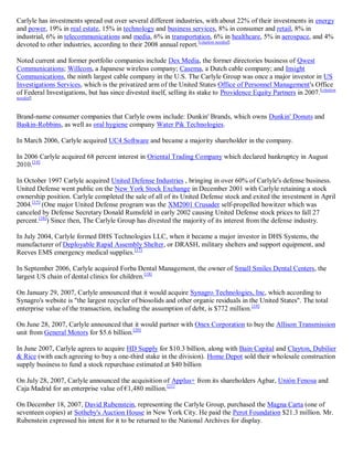 CARLYLE GROUP (wikipedia) | PDF