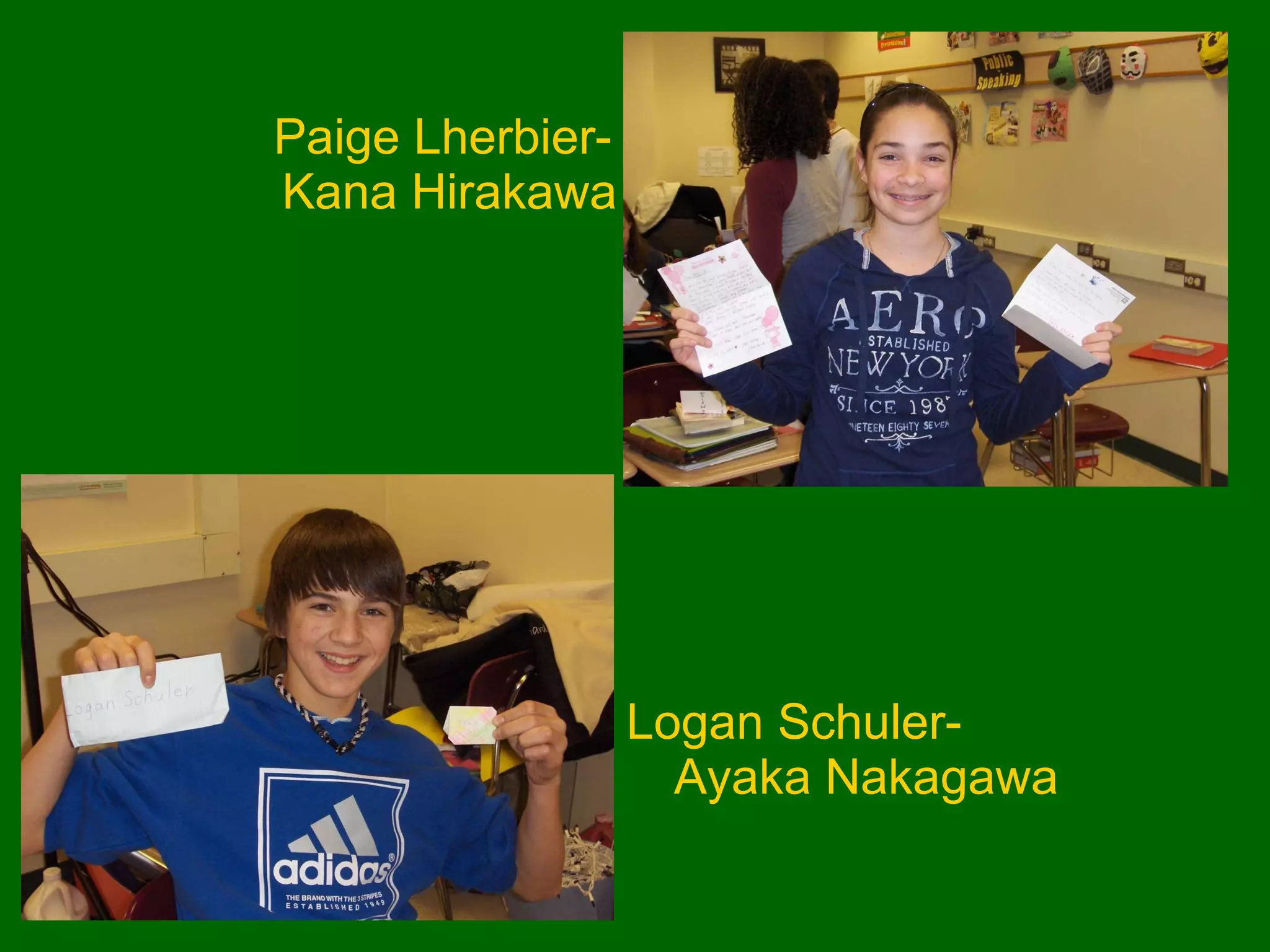 Carlynton Pen Pal Pictures | PPT