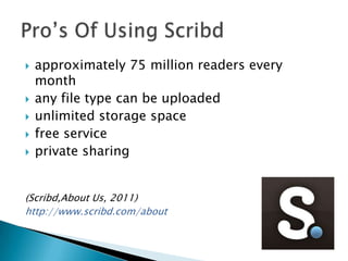 IMC MCOM42 - Scribd presentation | PPTX