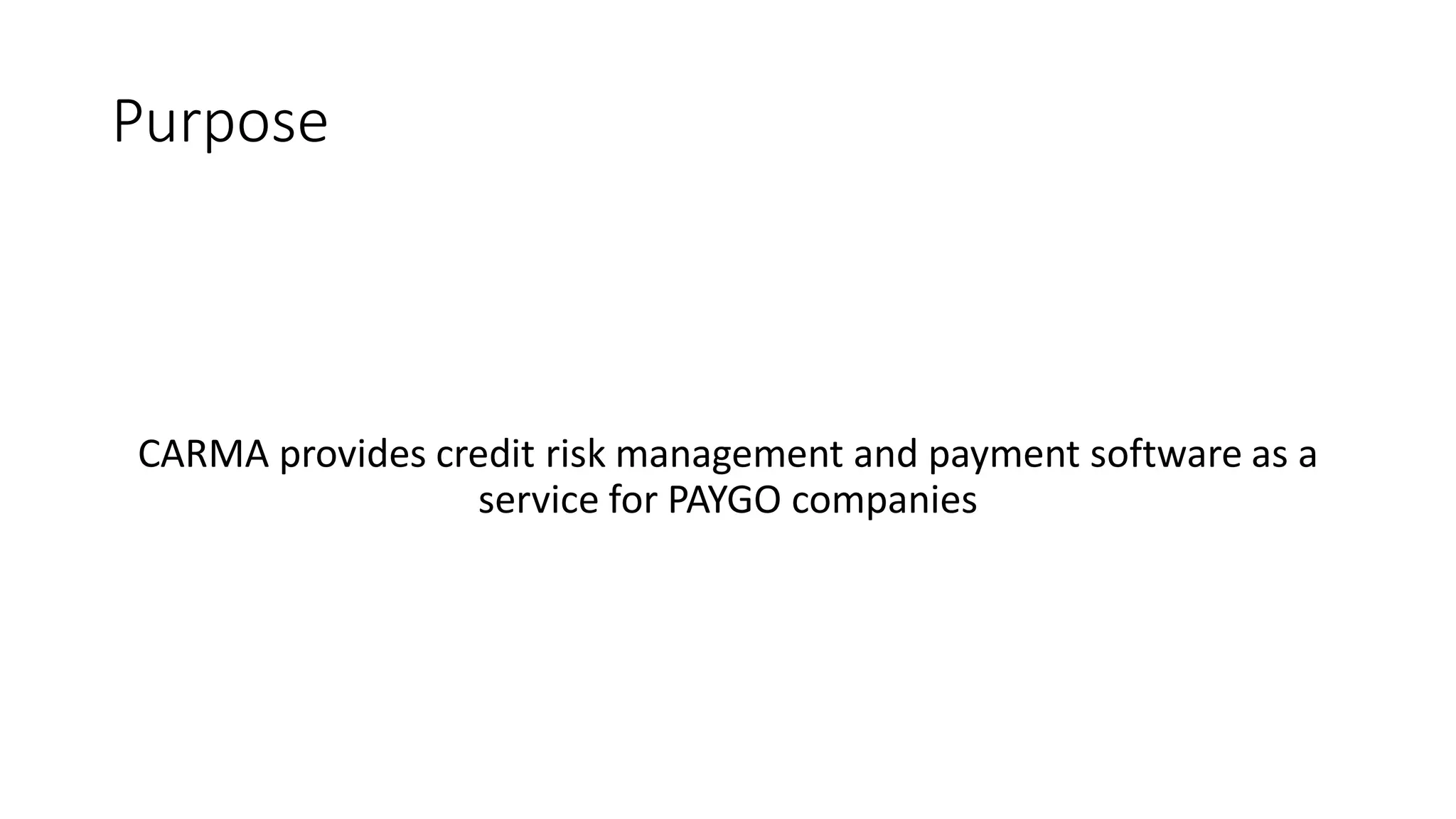 Carma Pitch Deck | PDF