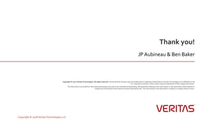 Veritas + MongoDB | PPTX