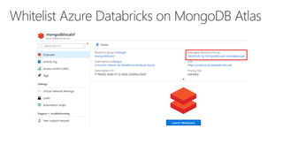 MongoDB and Azure Databricks | PPTX | Cloud Computing | Internet