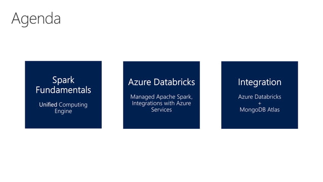 MongoDB and Azure Databricks | PPTX | Cloud Computing | Internet