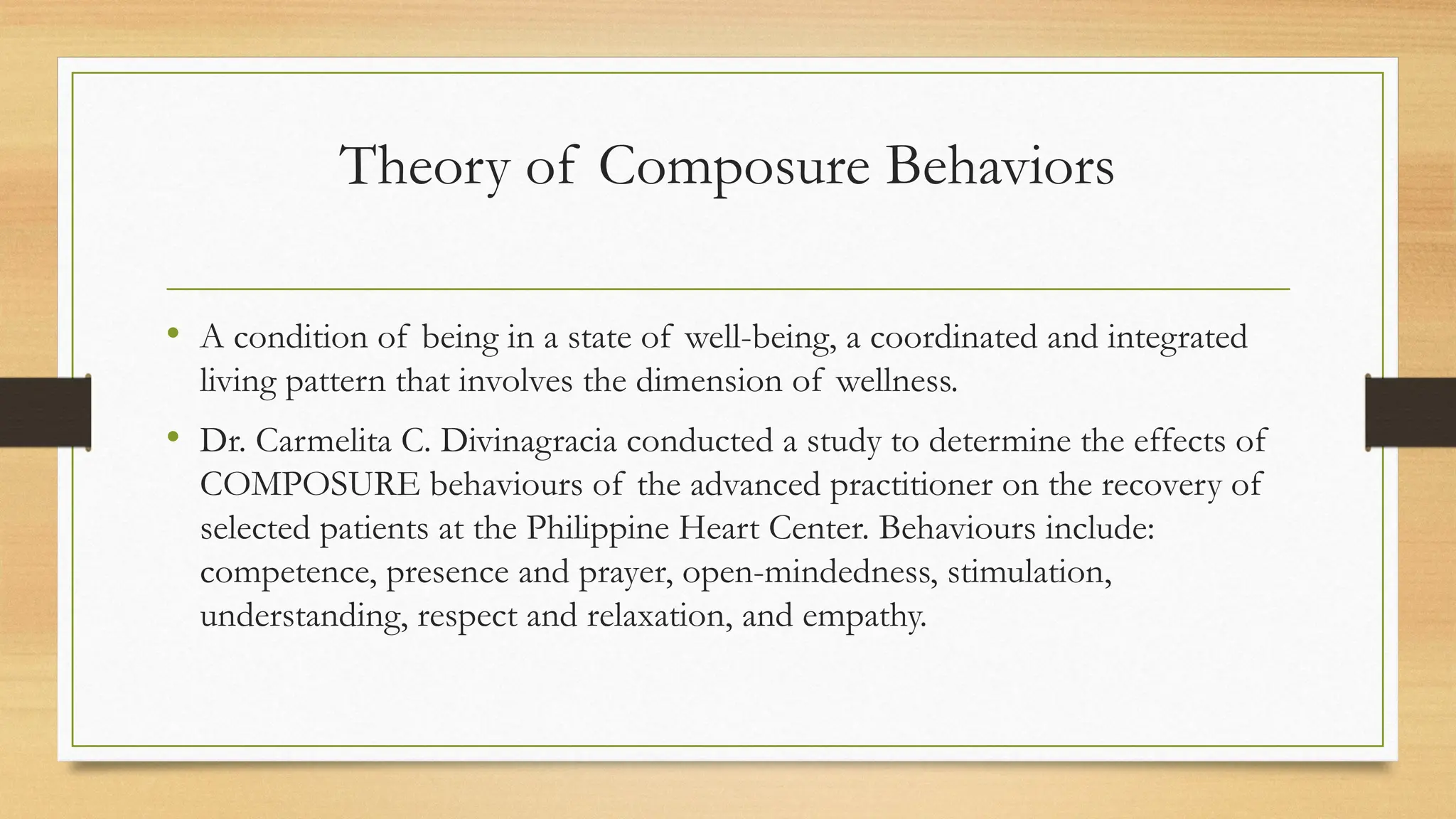 Carmelita Divinagracia Composure Theorypptx.pptx