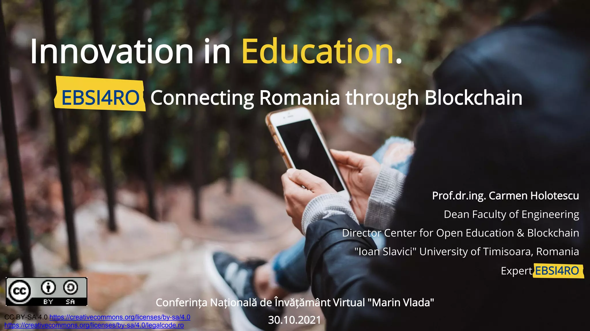 Innovation in Education. EBSI4RO: Connecting Romania through Blockchain | PPT | Free Download