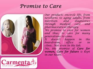 Carmenta (A Gynecological Division of Solace biotech Limited) | PPTX